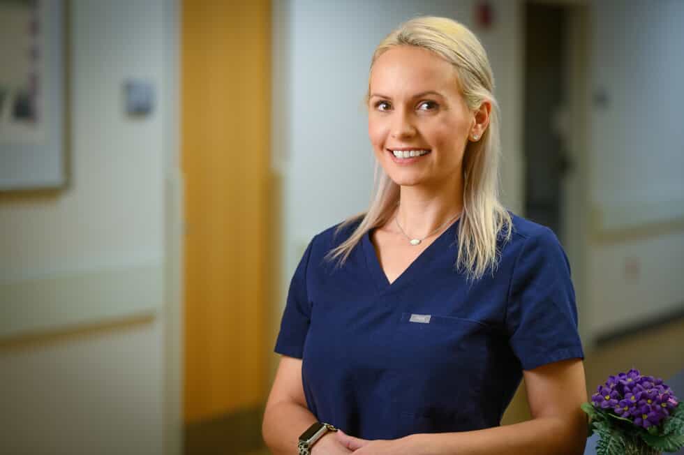 General Surgery Unit Charge Nurse Hannah Receives Nurse Excellence Award